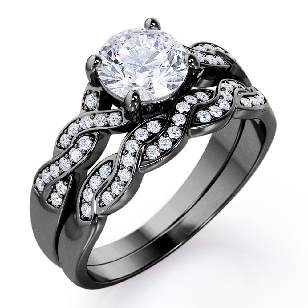 Click here for Jeenmata 1.25 Carat Round Cut Moissanite Wedding S... prices