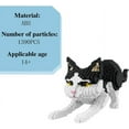 NICKSUN Cartoon Cat 3D Mini Building Blocks, 1390 Pieces, Educational ...