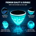 Solar Floating Pool Lights with Fish Projection,Waterproof Dynmaic Led ...