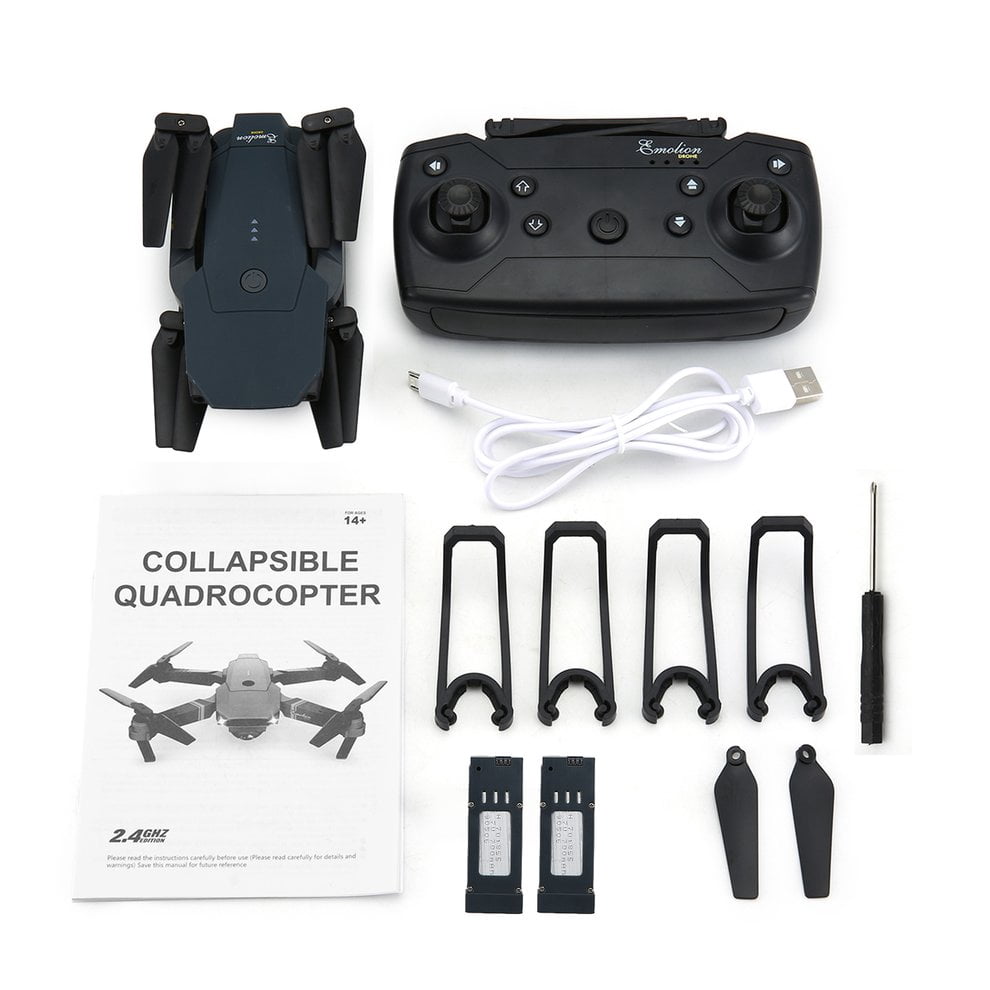 DJ-1 2.4Ghz WIFI FPV Foldable RC Drone 2.0MP Wide Angle Camera Altitude ...