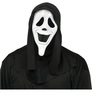 Fun World Adult Halloween Ghost Face Mask - Officially Licensed Scary ...