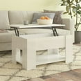 vidaXL Coffee Table Lift Top End Table Accent Side Sofa Table ...