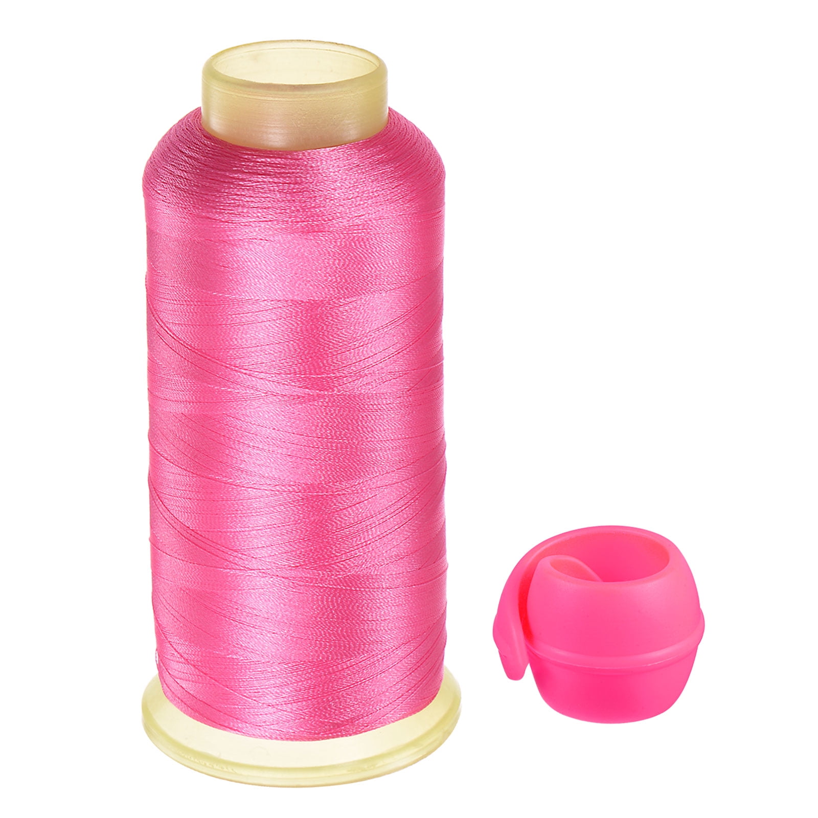 Uxcell Polyester Embroidery Thread and Thread Spools Savers Kit, Dark ...