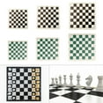 WINDLAND Portable Leather Chess Board Durable Soft Rollable Chessboard ...