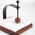 Black Walnut Wooden Napkin Holder, Windproof Weighted Arm for Tabletop ...