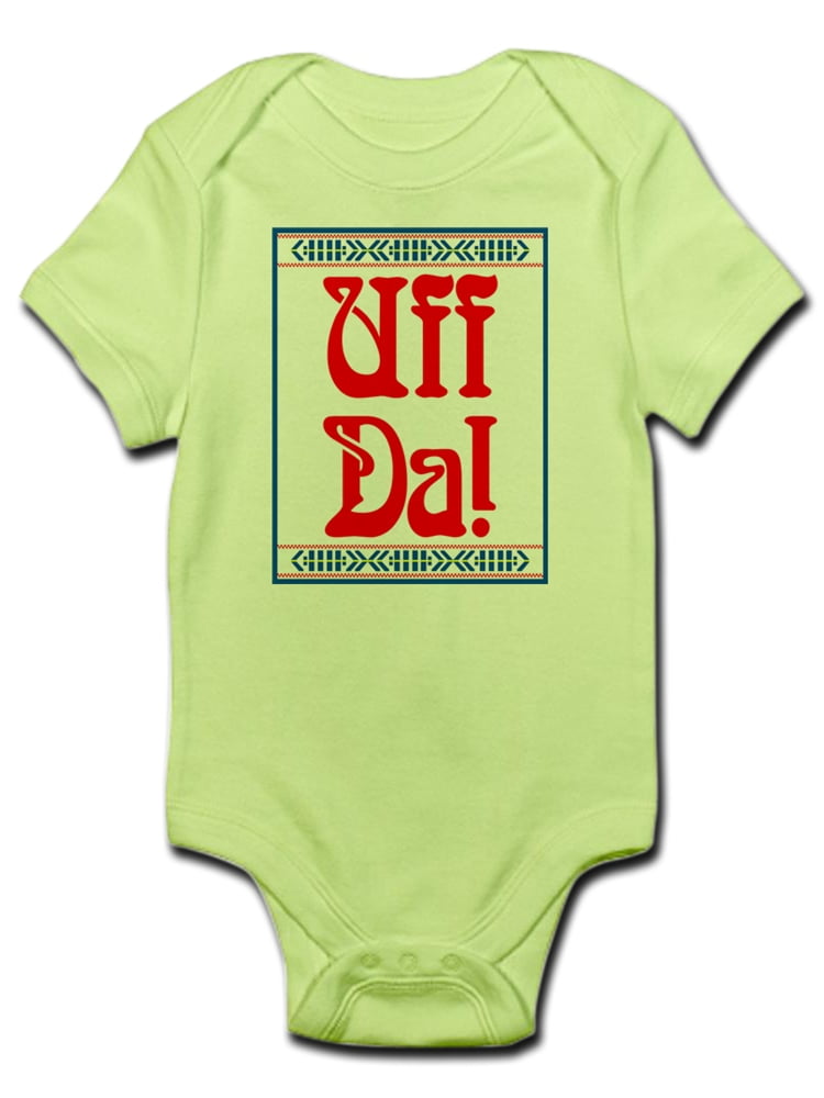 CafePress - Uff Da Infant Creeper - Baby Light Bodysuit - Walmart.com