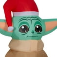 Airblown Inflatables Star Wars Mandalorian Grogu with Santa Hat ...