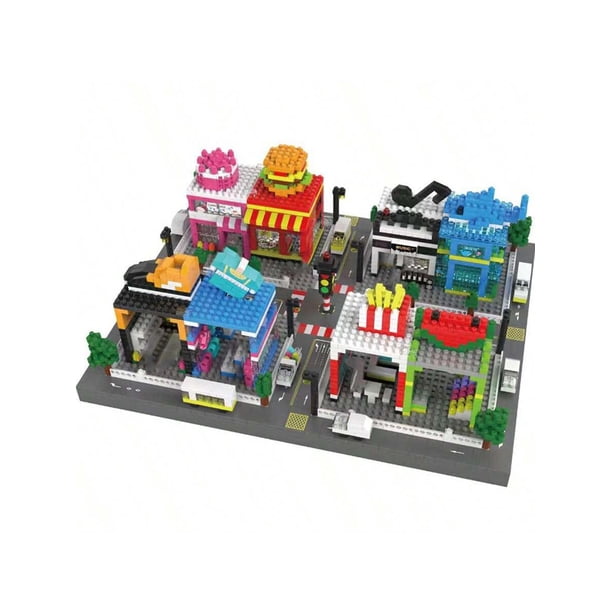 Miniature Street View Architecture Nanoblock 3d Assembly, Insertion ...