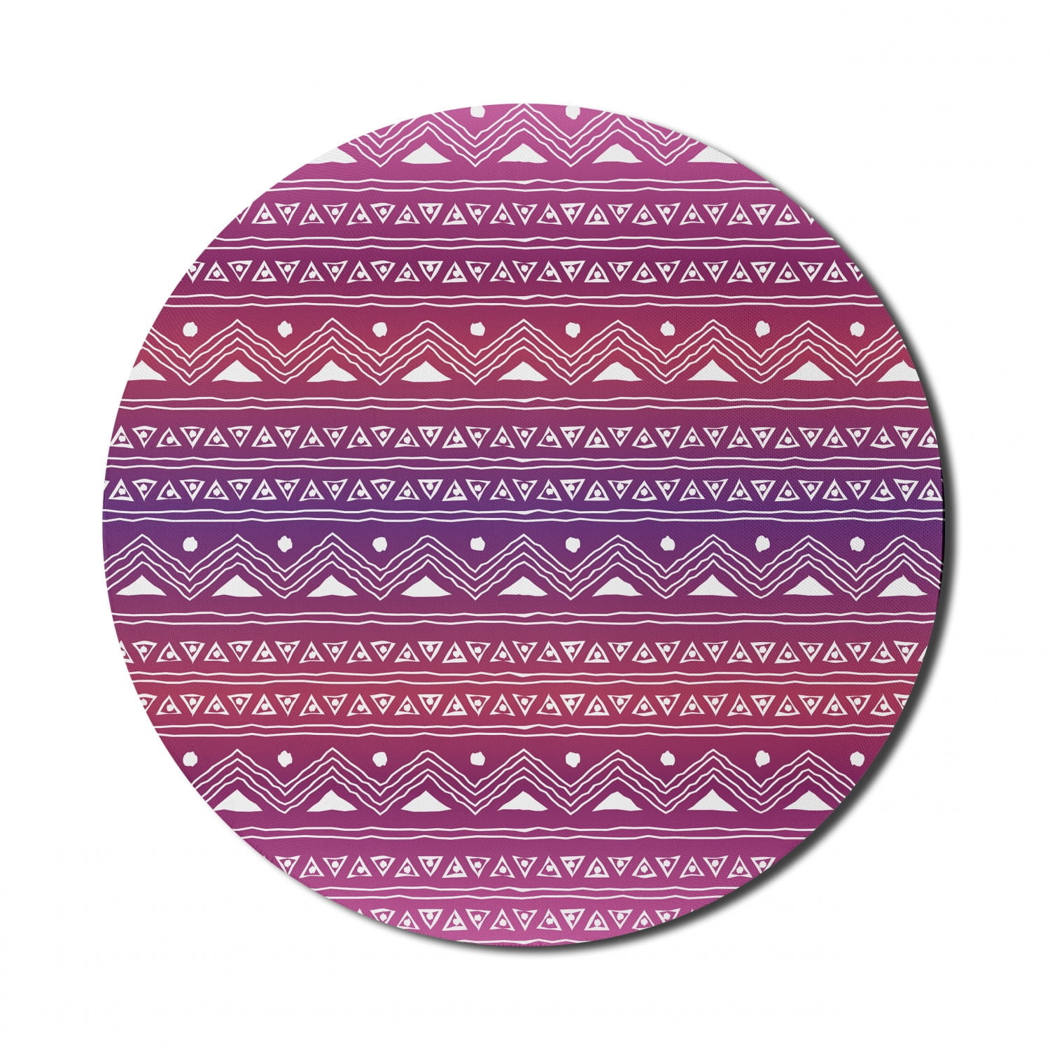 Tribal Mouse Pad for Computers, Geometric Pattern with Motifs and Ombre ...