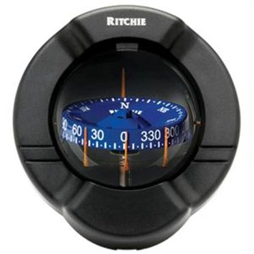 RITCHIE COMPASSES SS-PR2 Compass, Bulkhead, 3.75" Combi, Black ...