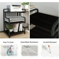 Natwind 3-Tier Home Office Printer Stand File Storage Rack with Anti ...