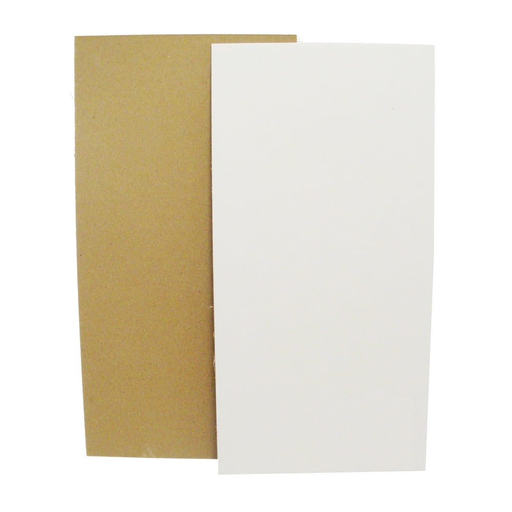 8 3/8" x 17" inches- White Chipboard 100 Point Extra Thick, .100 ...