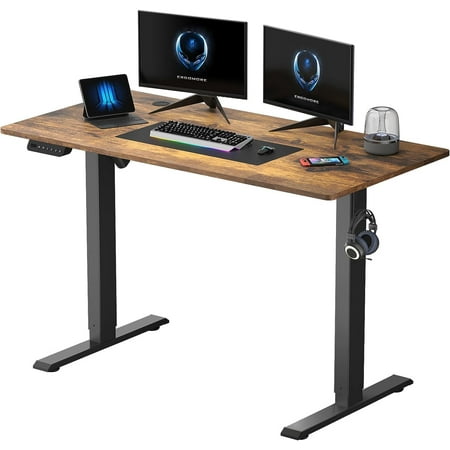 AIMEZO 55 x 24 Inch Electric Standing,Whole-Piece Desktop Height ...