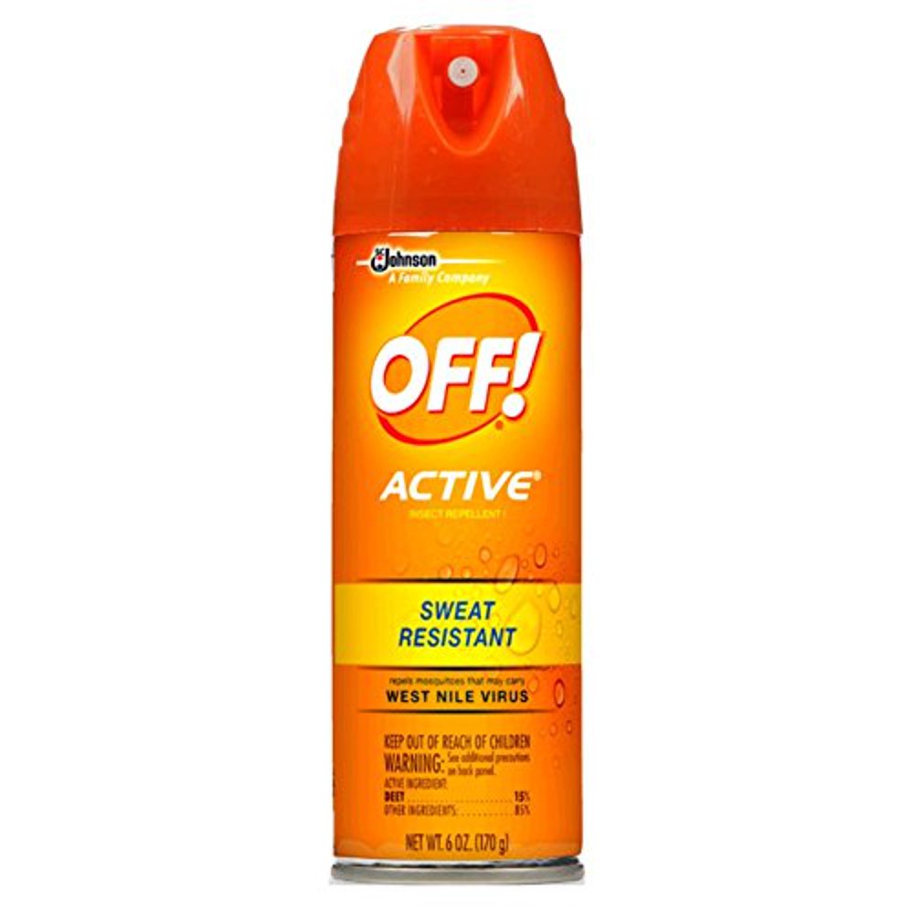 5 Pack OFF! Active Insect Repellent Sweat Resistant 6oz Each - Walmart ...
