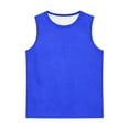 Boys T Shirt Solid Color Sleeveless Breathable Comfort Kids Outdoor ...