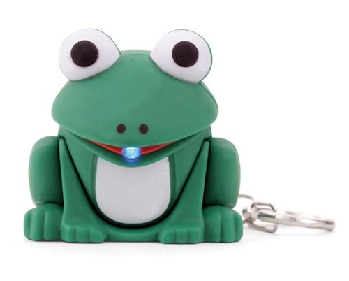 Kikkerland KRL12TC Frog LED Keychain with Sound - 2 pack - Walmart.com