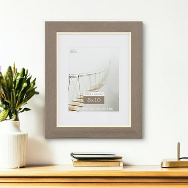 8.5" x 11" Brown & Gold Document Frame with Mat by Studio Décor ...