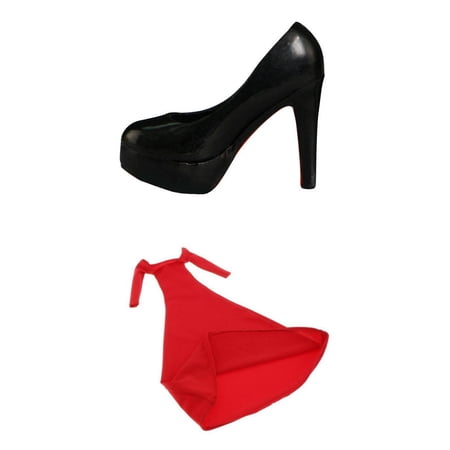 1/6 Scale Female Evening Gown And High Heel Shoes for Kumik TTL Dress ...