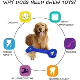 LECHONG Durable 13 Inch Bone Shape Dog Chew Toys, Extra Large Tug Toy ...