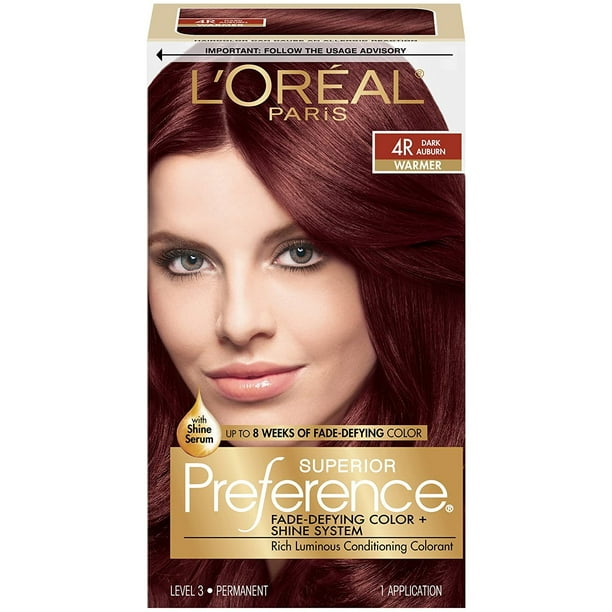 L'Oreal Superior Preference - 4R Castaño Oscuro (Paquete de 3 ...