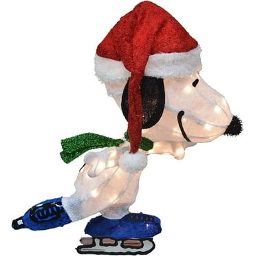 Peanuts Charlie Brown & Snoopy LED Lighted Outdoor Xmas Decor with The ...