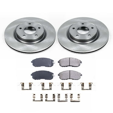 Ultimate Brakes Front and Rear Ceramic Brake Pad and Rotor Kit with ...