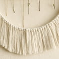 Beads and Handwoven Cotton Tassels Wall Art Large Round Frame Wall ...