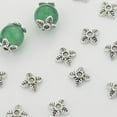 200/300/400pcs Four-leaf Clover Alloy Bead Hats Style Spacers, Suitable ...