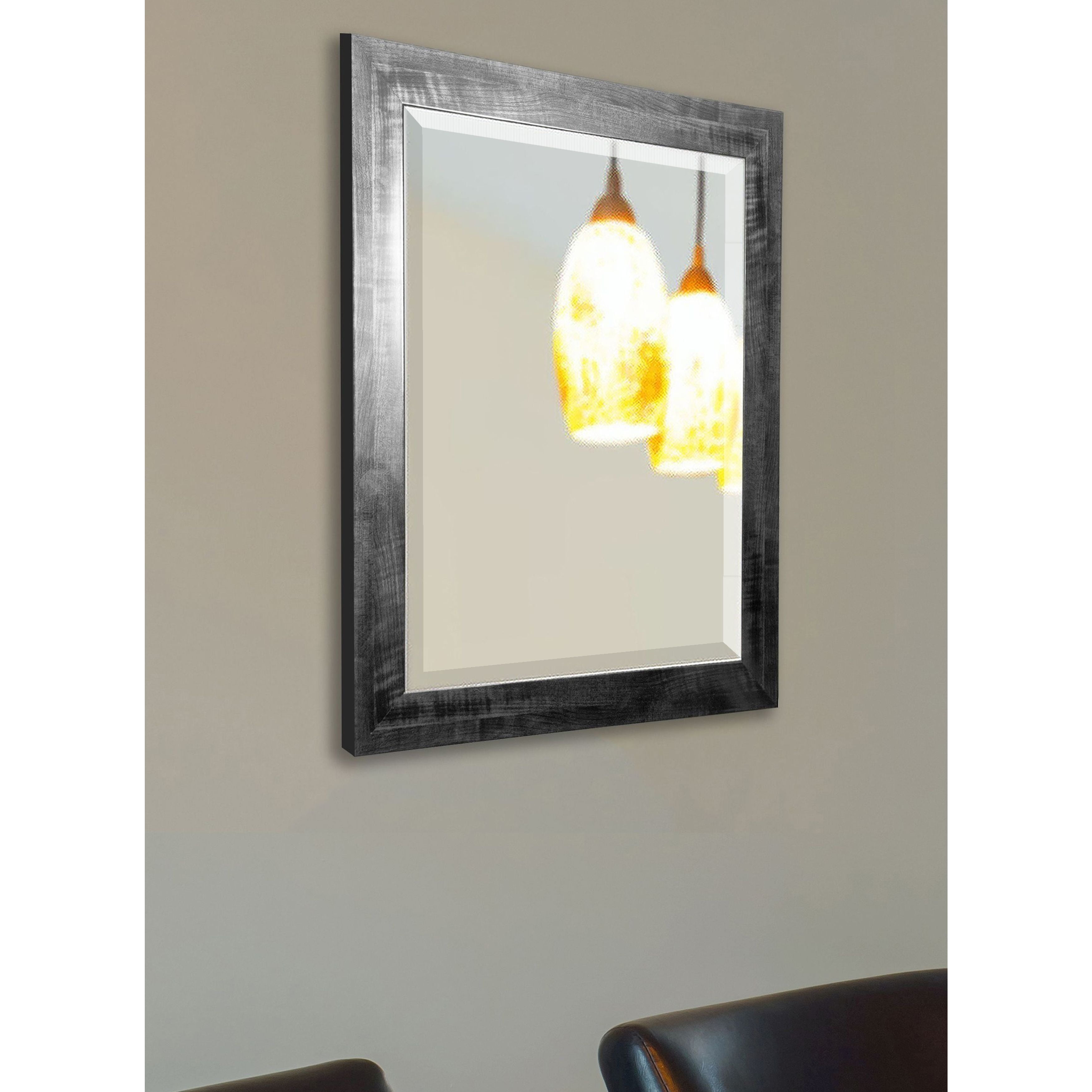 Rayne Mirrors Black Smoke Wall Mirror - Walmart.com