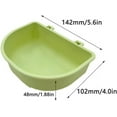 2 Pack Pet Carrier Feeder Clip-on Wire Cage Bowl Bird Feeding Dish ...