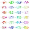 24PCS Face Paint Stencils Body Painting Template Butterfly Bunny ...