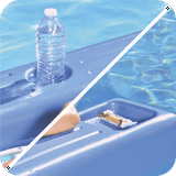 Poolmaster Caribbean Plaid Swimming Pool Lounge Chair Float with Cup ...