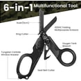 6in1 Trauma Shears, Stainless Pocket Glass Breaker Trauma ,Outdoor ...