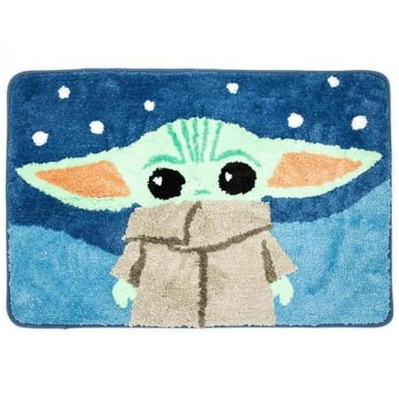 Star Wars 849496 Star Wars the Mandalorian Grogu Tufted Bath Rug ...