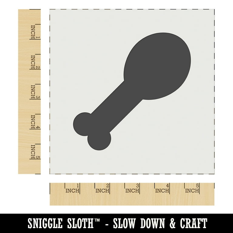 Chicken Leg Stencil