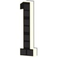 Solar Light Up House Number 1 - Small 12x8.3cm LED Illuminated Address ...