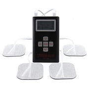 Digital 4-channel EMS/TENS unit, portable/battery, 9v adapter, complete ...