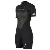 Hyperflex Cyclone 2 Womens 2.5mm Shorty Back Zip Wetsuit 10 Black - Walmart.com