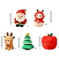 Christmas Theme Soft Plush Toy Santa/Snowman Throw Pillow for Bed Sofa ...