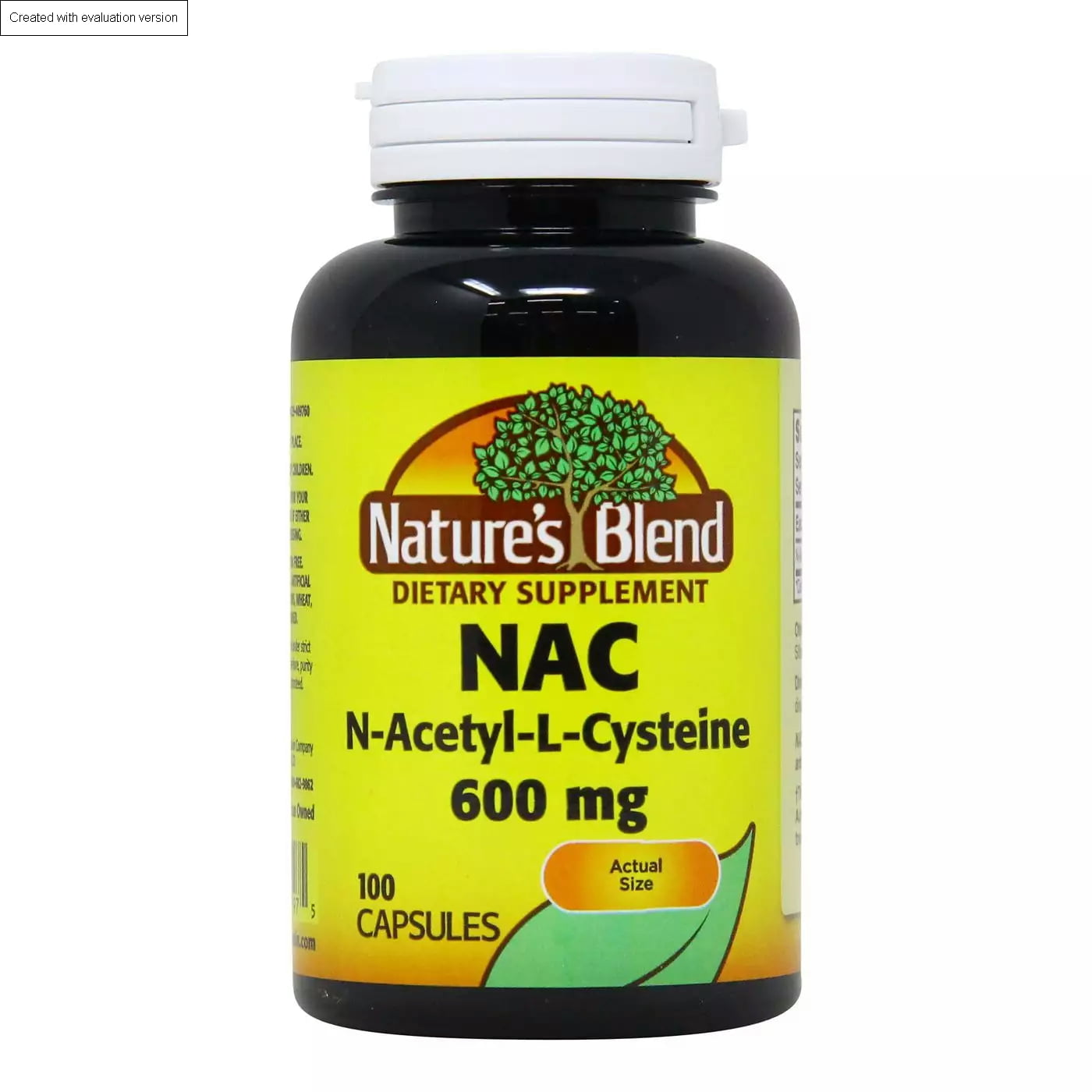 Natures Blend Nac 600 Mg - 100 Capsules - Walmart.com