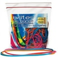 Alliance Rubber Brites File Bands, Assorted Colors, Elastic, Pack of 50 ...
