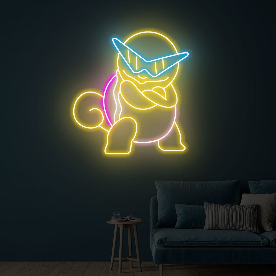 Neonium Anime Turtle Neon sign LED Neon Sign Cartoon Wall Light Art ...
