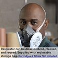 3M Half Facepiece Reusable Respirator 6200, Gases, Vapors, Dust, Paint ...