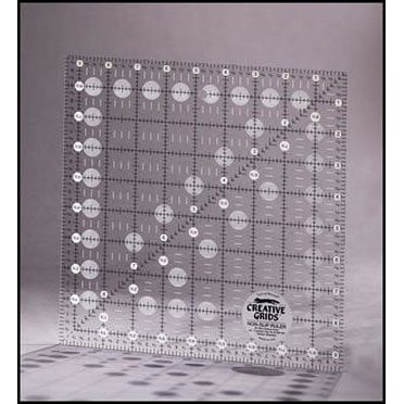 Creative Grids 20 Petal Round/Pointed Dresden Plate & Fan Ruler Set ...