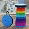 EcoVerve Rainbow Style Telescopic Stool Outdoor Telescopic Plastic ...