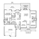 006-114: Craftsman 3 Bed, 4 Bath Luxury Home Plan, 2314 Sq Ft: Full ...