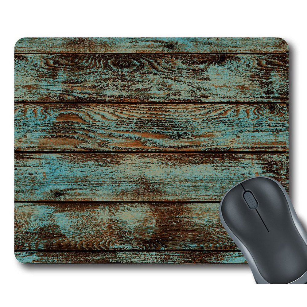 GCKG Vintage Rustic Old Barn Wood Mouse Pad Personalized Unique ...