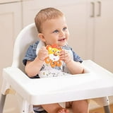 Nuby Vibe-eez Soothing Lion Teether for 3 Months and Up, BPA Free with ...