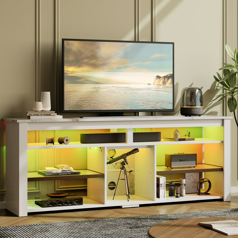 Marble tv console store