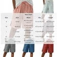 Betivan Bermuda Shorts for Women Knee Length Lightweight Elastic ...